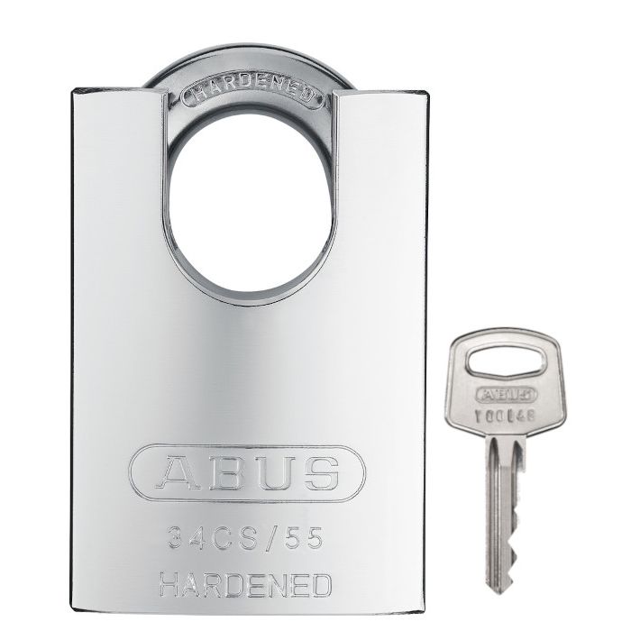 ABUS 34CS/55 Λουκέτο ατσάλινο, με πλαϊνή ενίσχυση