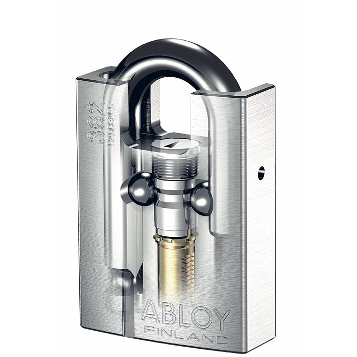 ABLOY PL362 Λουκέτο ατσάλινο, με ενίσχυση & κλειδί ασφαλείας